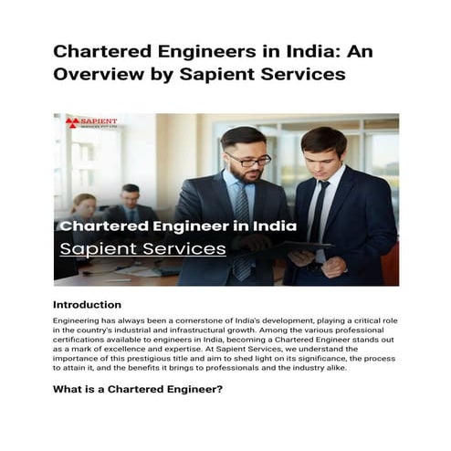Chartered Engineers in India_ An Overview by Sapient Services.pdf