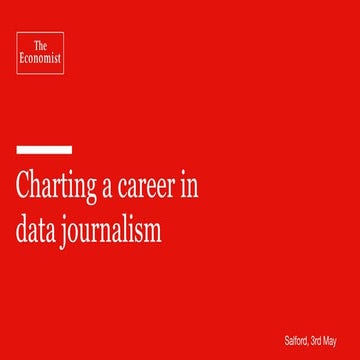Marie Segger: Charting a career in data journalism | PPT