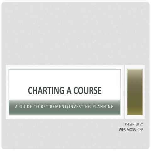 Charting a course by Wes Moss | POTX