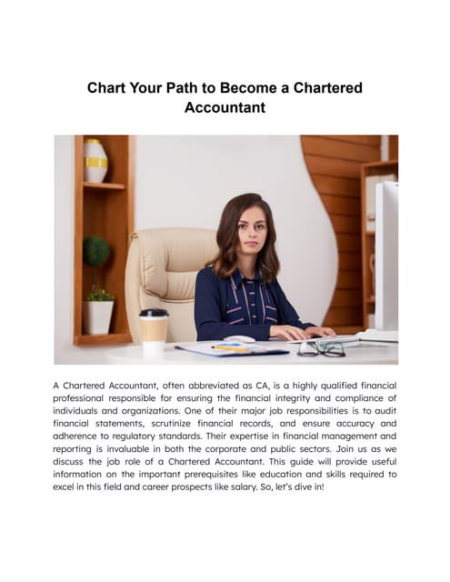 Chartered accountants ppt | PPTX