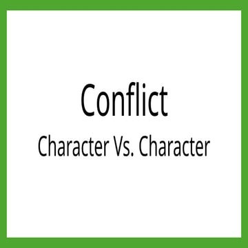 CharACTER vERSUS CharACTER CONFLICT.pptx