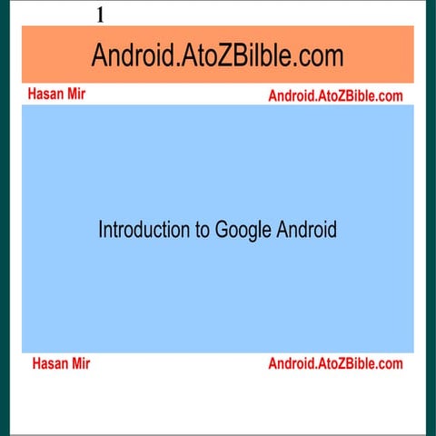 Introduction to Google Android Platform | PPT | Operating Systems ...