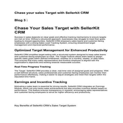 Chase your sales Target with Sellerkit CRM.docx