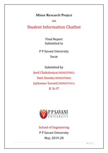 Chatbot_Presentation | PPTX