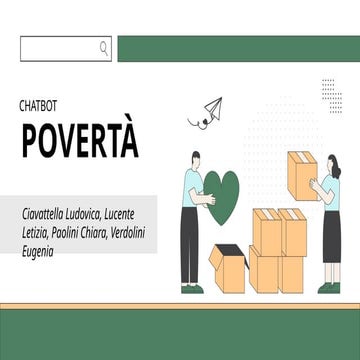 Chatbot - Sconfiggere la povertà - progetto NERD? | PPTX