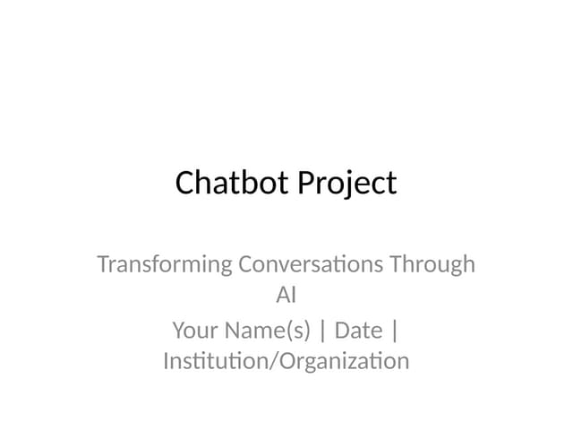 NLP_Chatbot_Project_with_Diagram.pptxxxx | PPTX