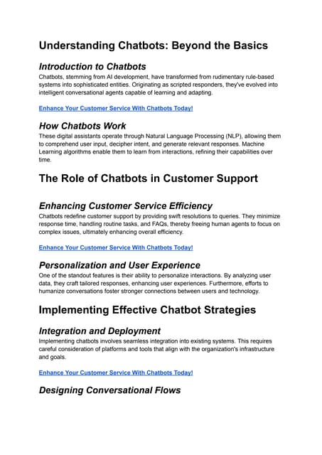 Understanding Chatbots | PDF Understanding Chatbots | PDF
