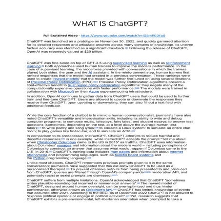 chatgpt.pdf | Artificial Intelligence | Technology & Computing