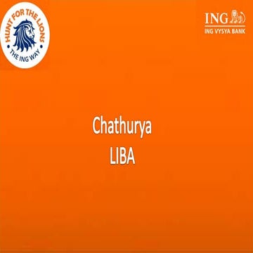 Chathurya LIBA | PPT