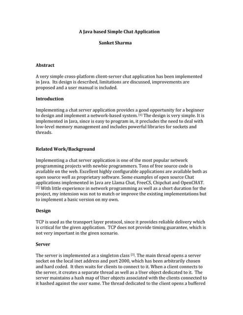 Project network chat presentation | PPT