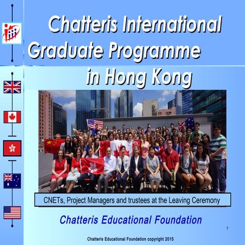 Chatteris international graduate programme presentation 2016 | PPT