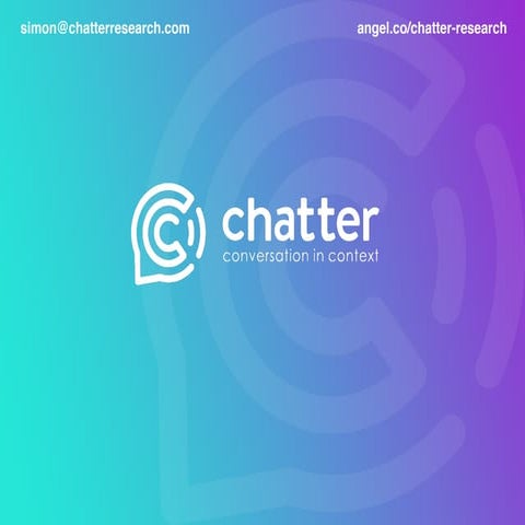 Chatter Research | PDF
