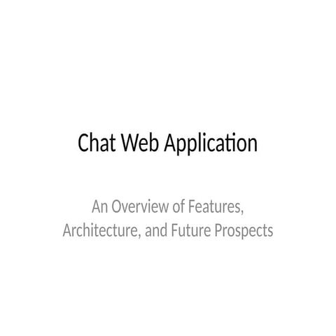 Chat Application Which is Made using MERN.pptx