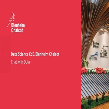 Chat with Data Tool using LLM Agents and Langchain | PPTX