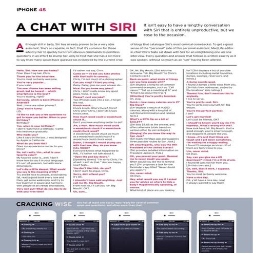 Conversation with Siri | PDF