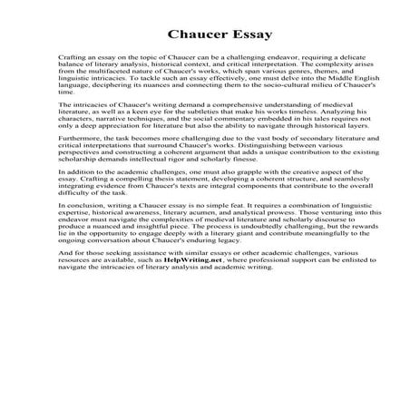 Chaucer Essay.pdf