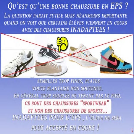 Chaussure eps-site | PPT