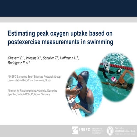 Estimating peak oxygen uptake based on postexercise measurements in ...
