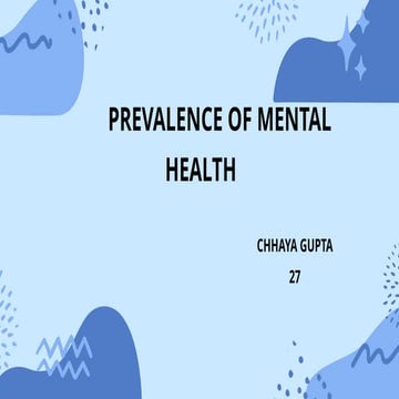 chaya gupta for the coommunity medicine mental health.pptx