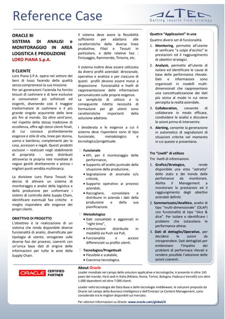 Business Case SAP ERP: Procos SpA | PDF | Logistics | Business