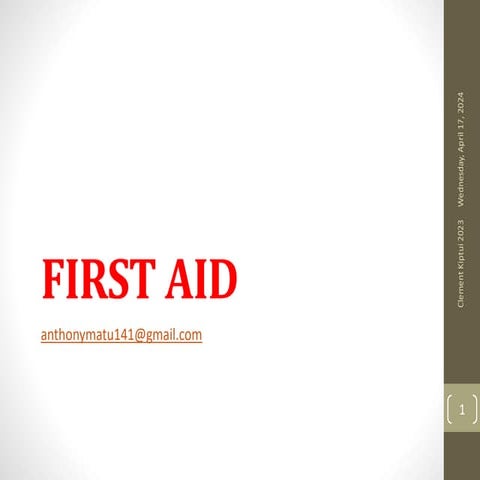 CHCA FIRST AID.pptx