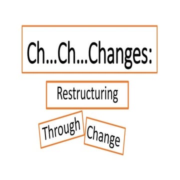 Ch...Ch...Changes: Restructuring Through Change | PPT