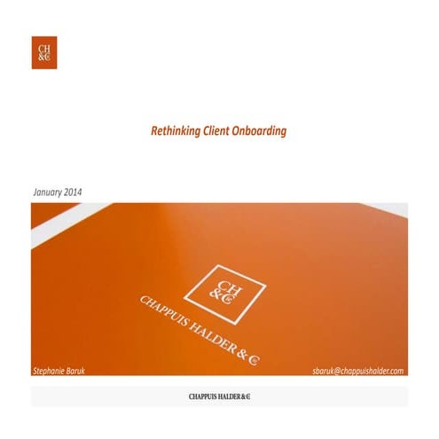 Ch cie client onboarding - teaser | PPTX