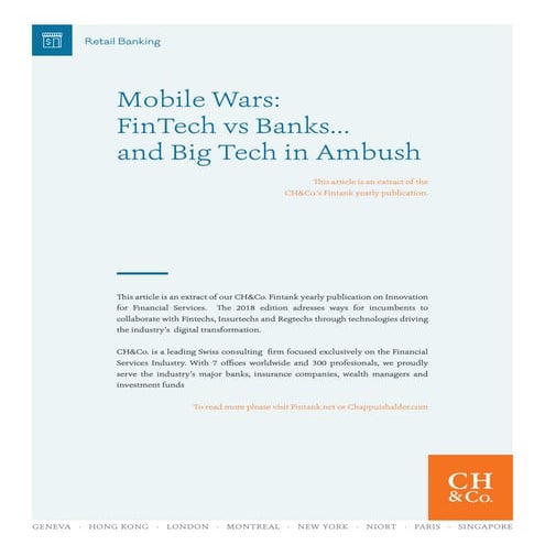 Mobile Wars: Fintech vs. Banks... and Big Tech in Ambush | PDF ...
