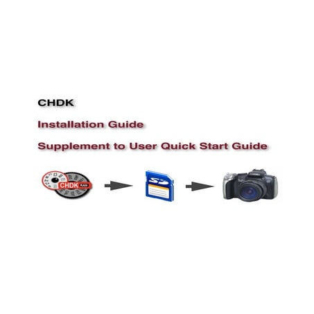 CHDK installation guide | PDF