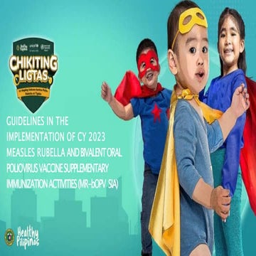 DOH MRSIA Presentation and Orientation to Community Health Workers | PPTX