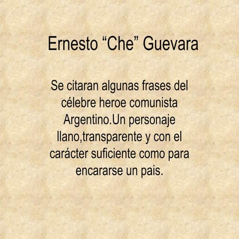 che guevara | PPT | Politics