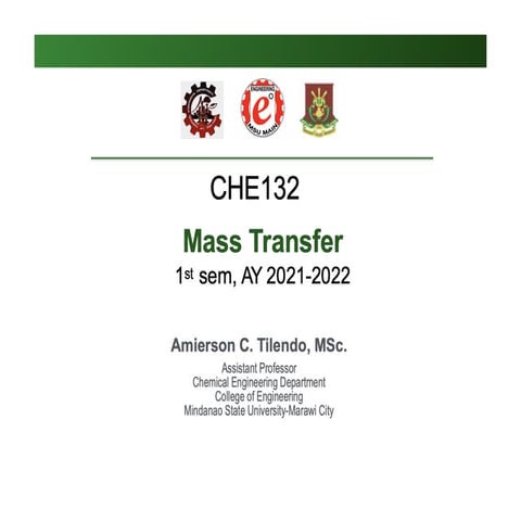 CHE132 MODULE 1.pdf | Chemistry | Science