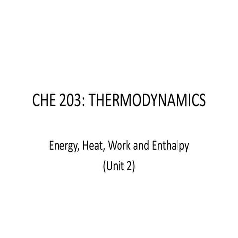 Che 293 Thermodynamics 2 Pptx Thermodynamics Pptx