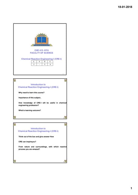 Interpretation from Batch Reactor Data: Problem Solving | PDF