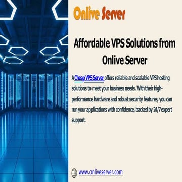 Best Cheap VPS Server for your Web Hosting | PPT