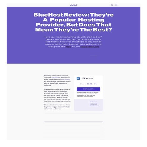 The best hosting services ( bluehost ) | PDF