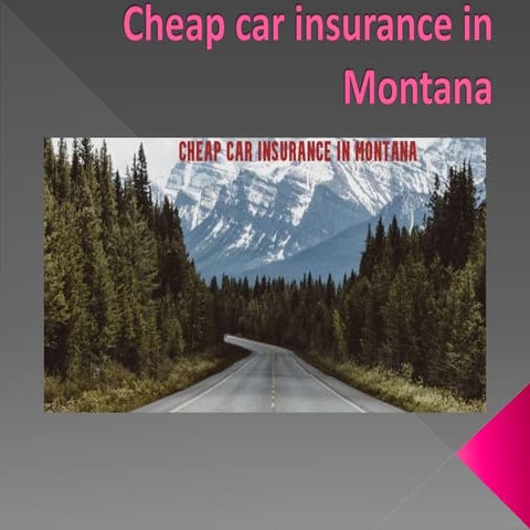 Cheap Car Insurance in Montana | PPT