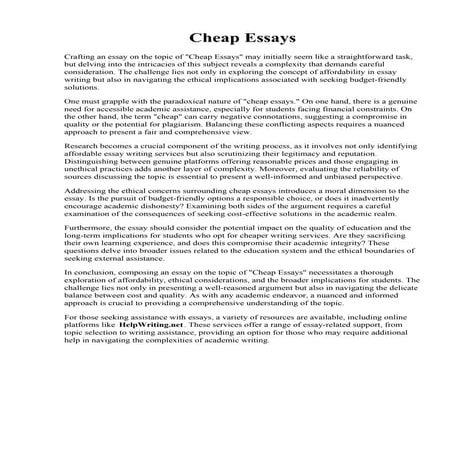 Imaginative Essay | PDF