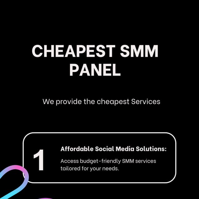 CHEAPEST SMM PANEL | PDF