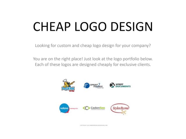 Logo Design Cheap
