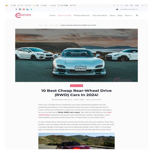 The Ultimate Guide to Rear Wheel Drive Cheap Cars | PDF