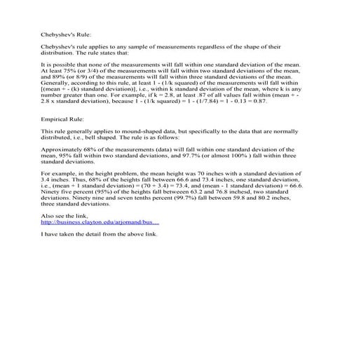 Chebyshev theorem | PPTX