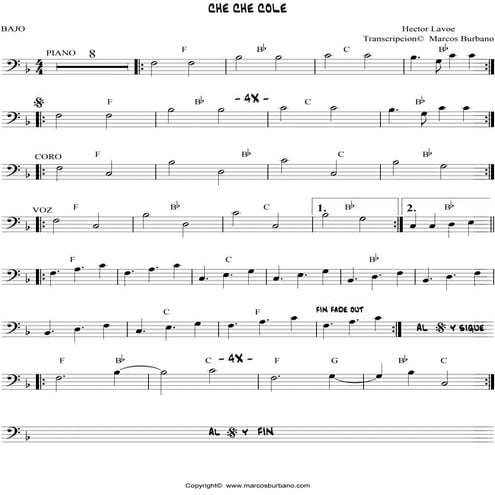 Che che cole bajo | PDF