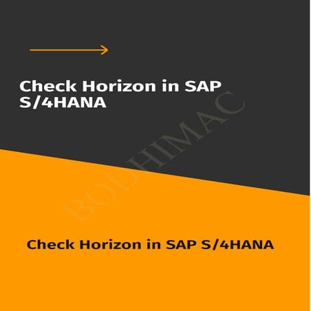 SAP Check Horizon Explained | Boost Availability & ATP Accuracy | PDF