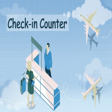Check-in Counter Conversations Passenger and Officer | PPTX | Air ...