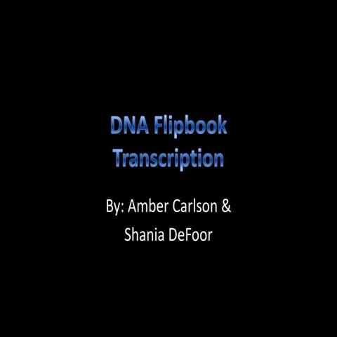 Transcription and translation | PPTX