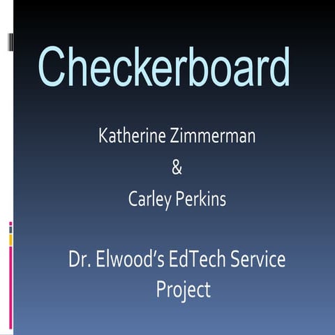 Checkerboard Presentation | PPT