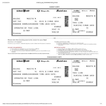 Check in confirmation_page | PDF