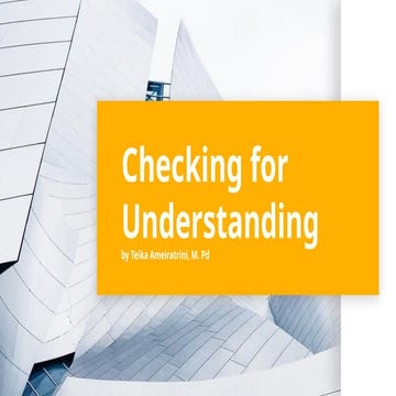 A Material of Checking for Understanding.pptx