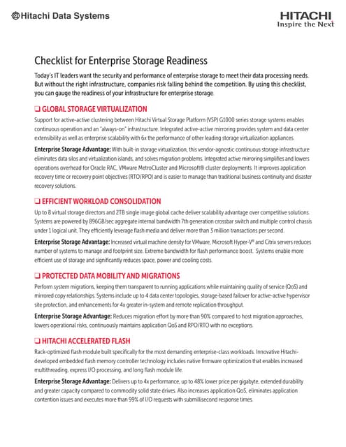 Hitachi datasheet-thin-image-snapshot | PDF